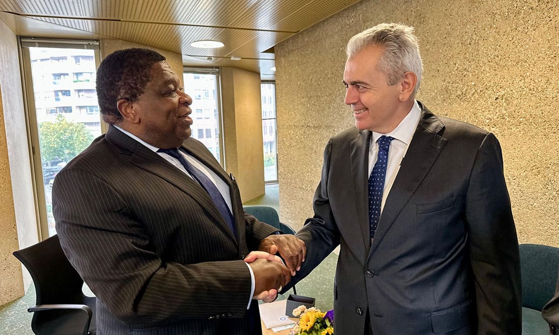 Geneva, 16 October 2024. Meeting of the IAO Secretary General with the ...